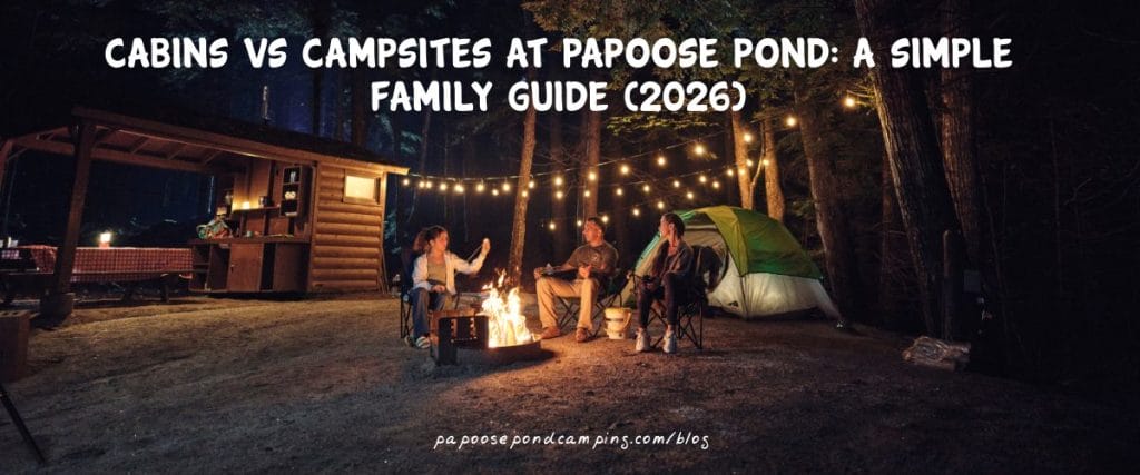 Cabins vs Campsites at Papoose Pond: A Simple Family Guide (2026 ...